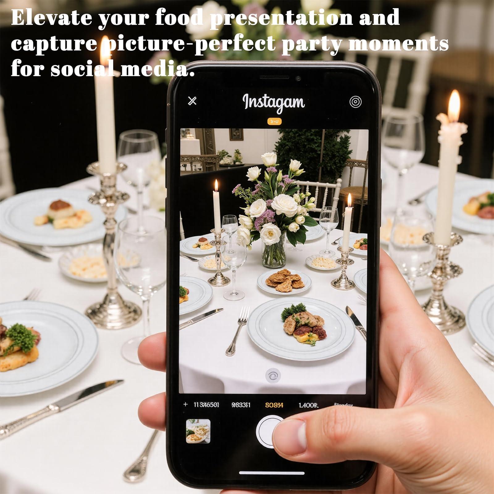 WELLIFE 350Pcs Silver Plastic Plates with Disposable Silverware and Cups, Include: 50 Dinner Plates 10.25β, 50 Dessert Plates 7.5β, 50 Silver Rim Cups 9 OZ, 50 Pre Rolled Napkins Packed in