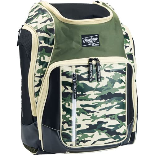Rawlings | LEGION Backpack Equipment Bag | Baseball & Softball | Camo