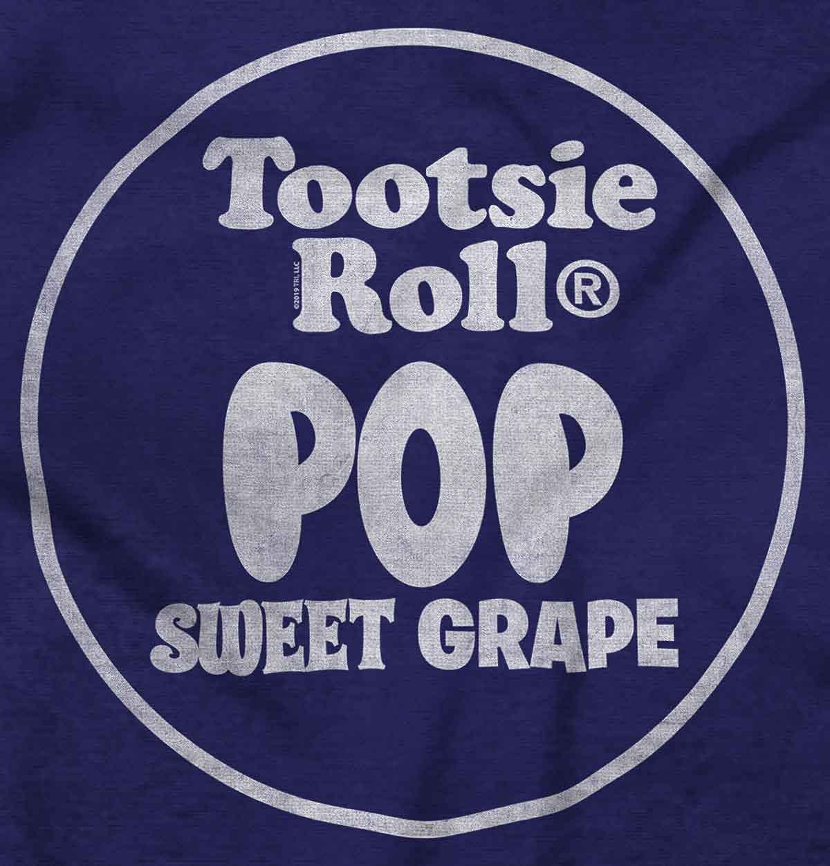 Retro Tootsie Pop Flavor Sweet Grape Crewneck T Shirts Boy Girl