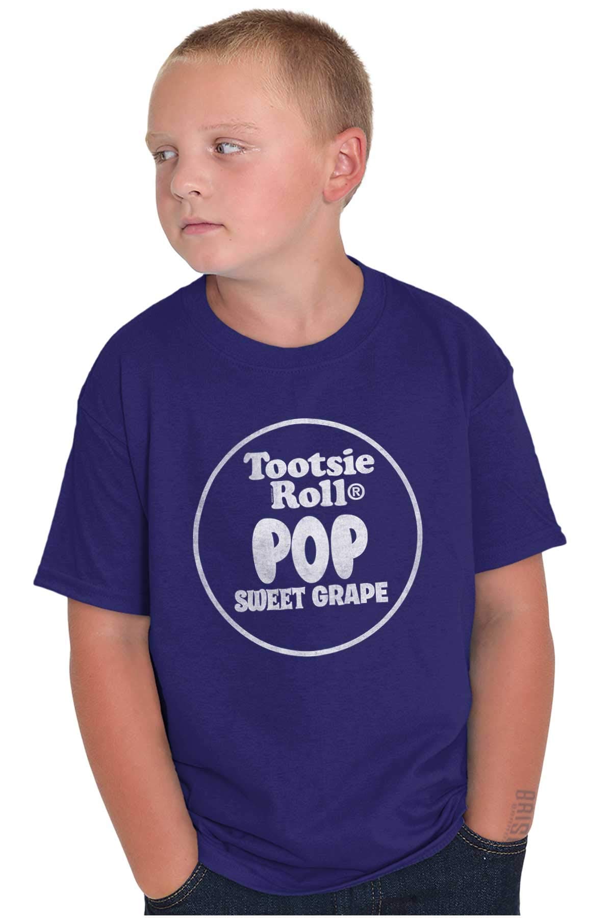 Retro Tootsie Pop Flavor Sweet Grape Crewneck T Shirts Boy Girl