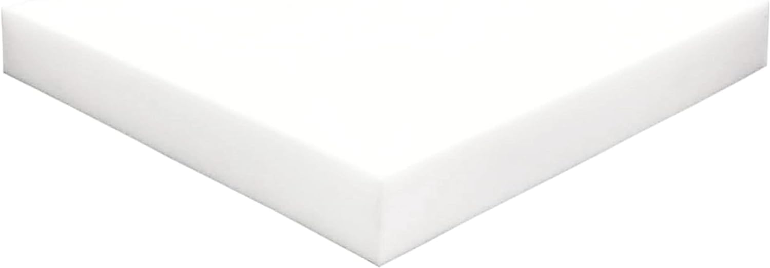 1/2"x24"x72" Upholstery Foam Cushion High Density, Chair Cushion Square Foam for Dinning Chairs, Wheelchair Seat Cushion Replacement