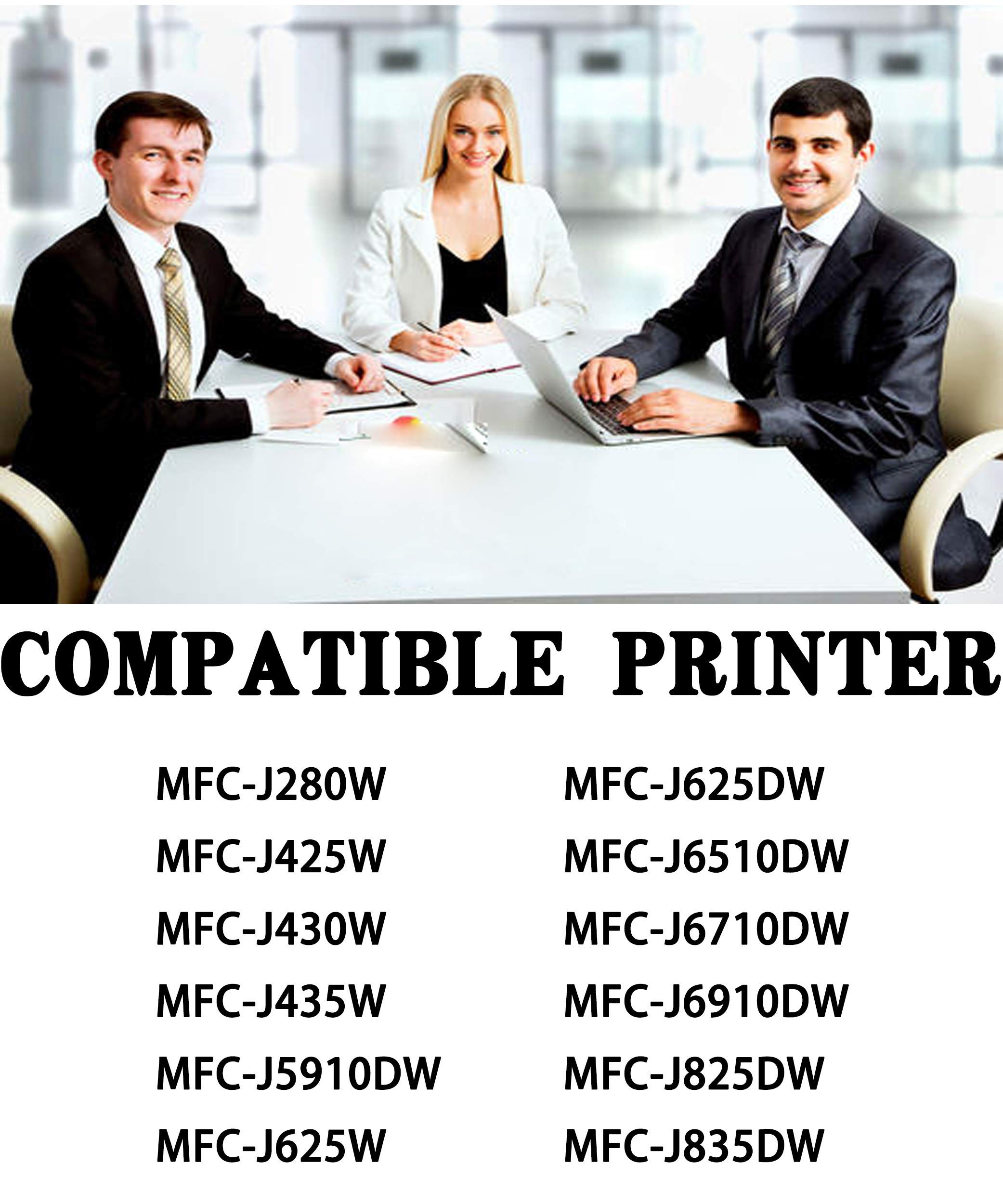 10-Pack ColorPrint Compatible LC-75 Ink Cartridge MFCJ435W Replacement for LC75 LC 75XL LC75XL Used for MFC-J6510DW MFC-J6710DW MFC-J6910DW MFC-J280W MFC-J425W MFC J435W J5910DW J825DW (4BK,2C,2M,2Y)
