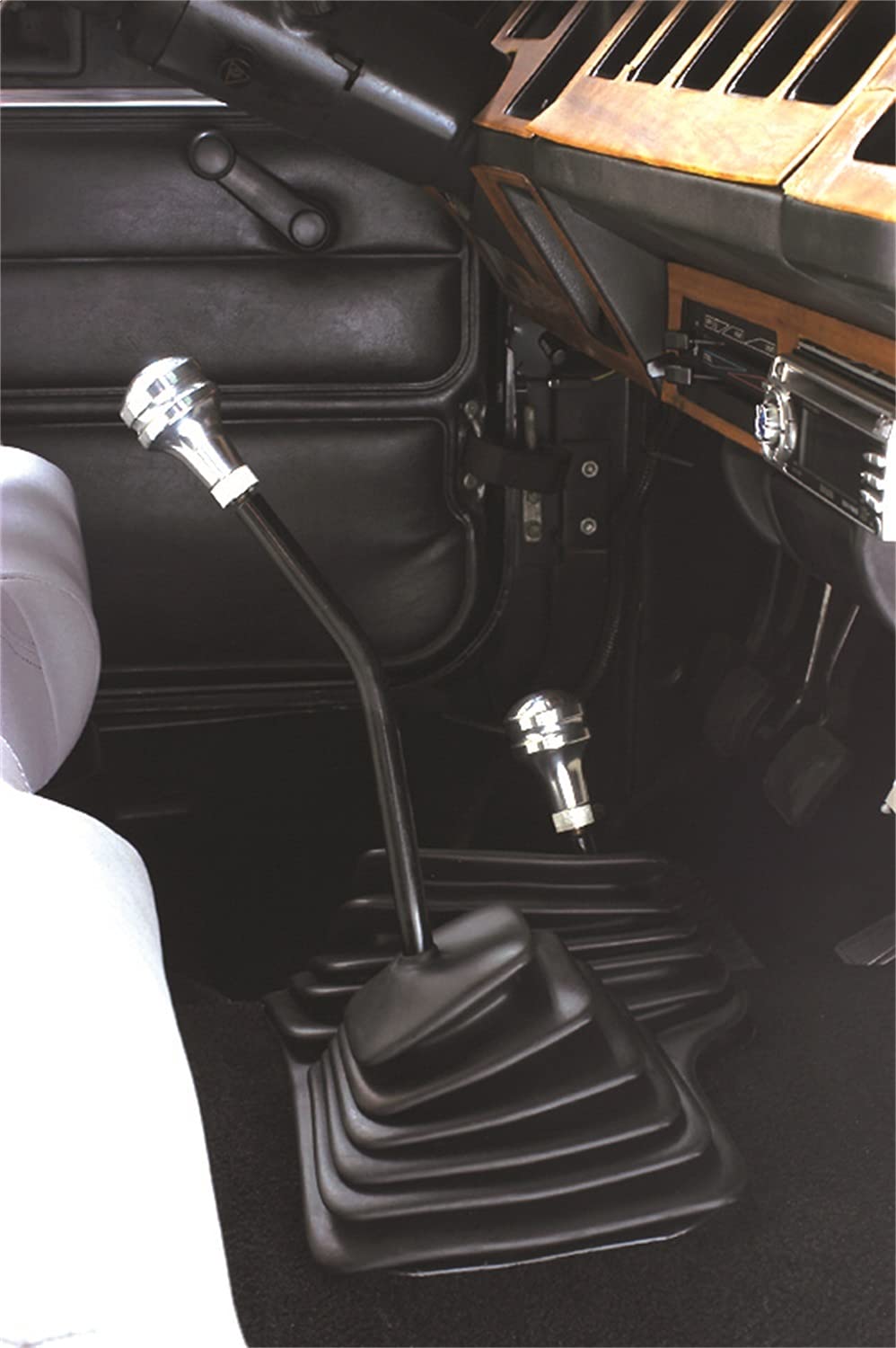 Rampage Polished Billet Shift Knob with 5-Speed Shift Pattern | 46006 | Fits 1987-1995 Jeep Wrangler