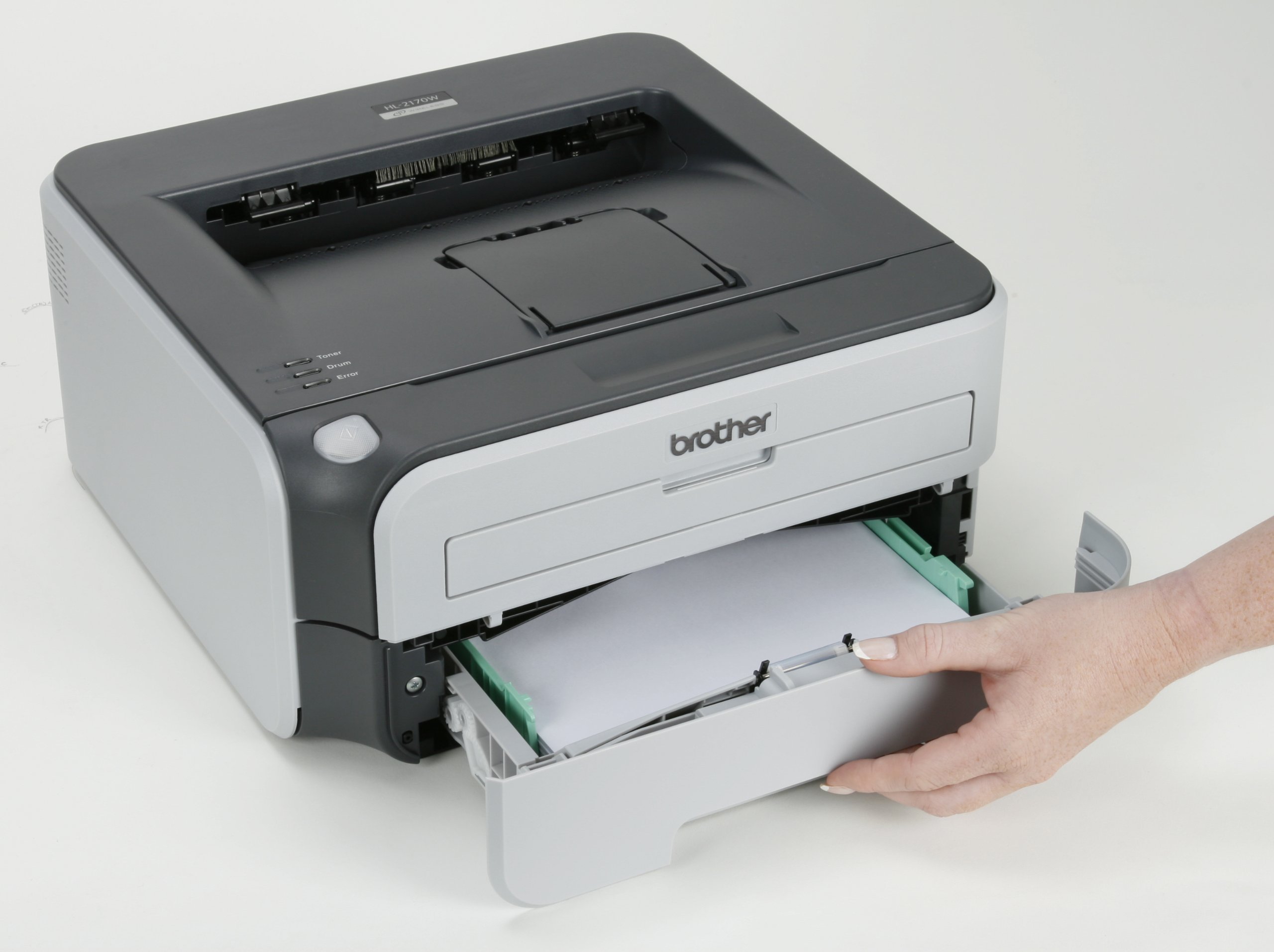 Brother HL-2170W 23ppm Laser Printer with Wireless and Wired Network Interfaces (Renewed)