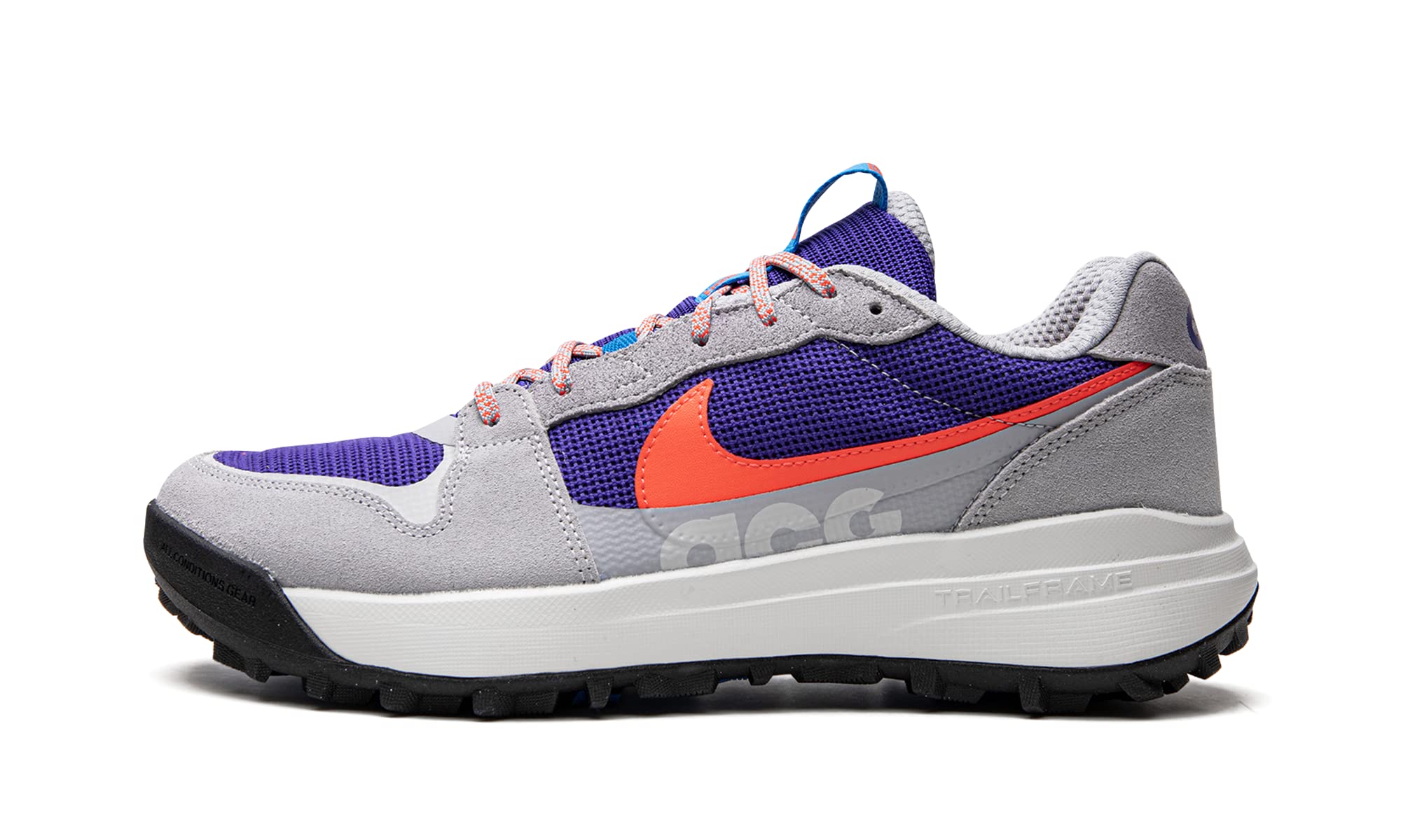 Nike Mens ACG Lowcate DM8019 001 Wolf Grey Bright Crimson - Size 6.5