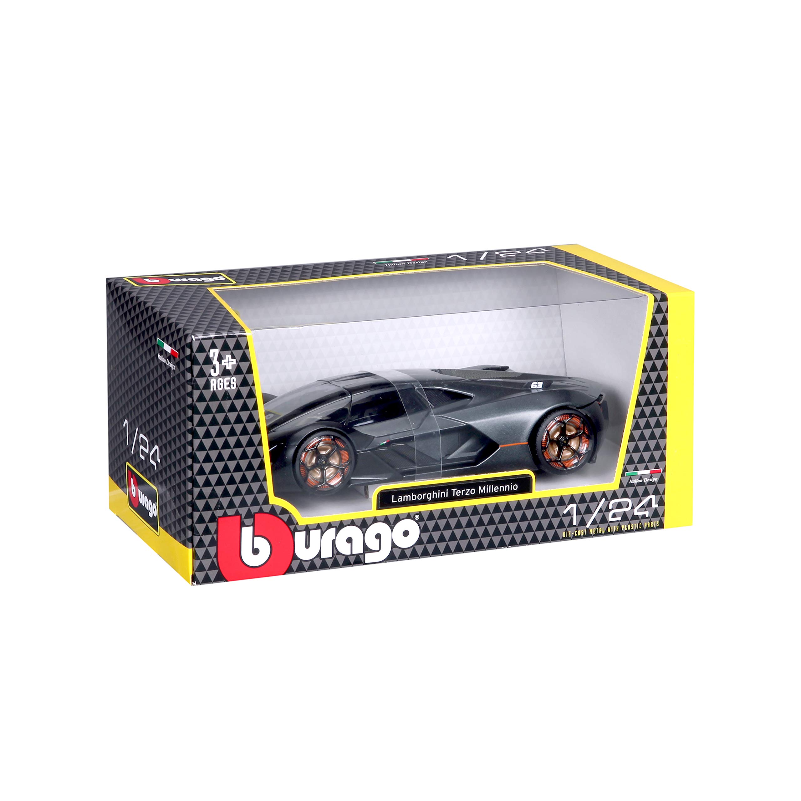 Bburago 1:24 Lamborghini Terzo Millenio - Grey
