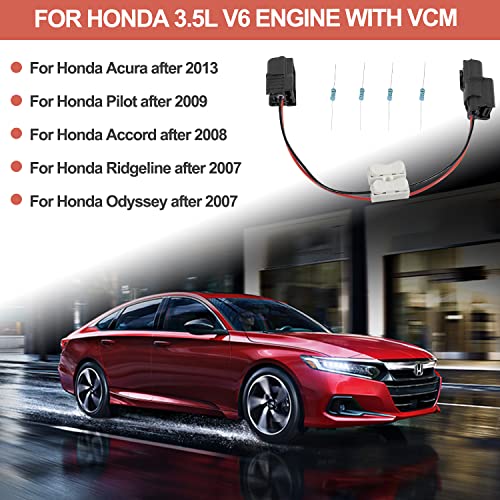 VCM Muzzler Harness Disable Kit Fit for Honda Acura Pilot Accord Ridgeline Odyssey Muzzle, for Honda 3.5L V6 Engine with VCM