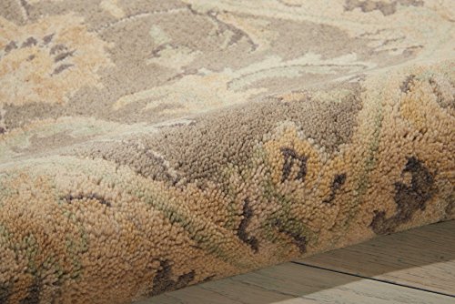 Nourison Jaipur Taupe Rectangle Area Rug, 5-Feet 6-Inches by 8-Feet 6-Inches (5'6" x 8'6")