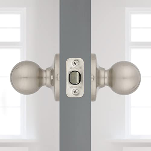 Kwikset 92001-518 Polo Hall and Closet Door Knob in Satin Nickel