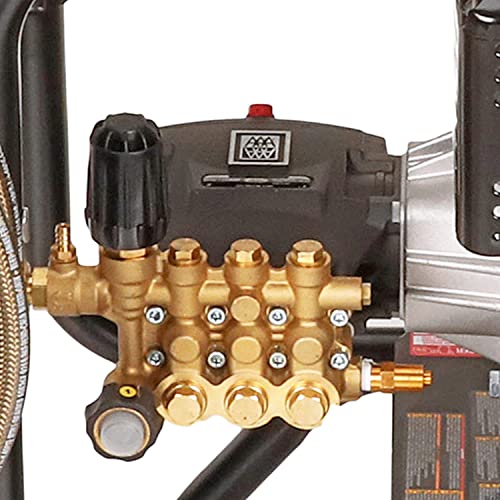 SIMPSON Cleaning PS4240 PowerShot 4200 PSI Gas Pressure Washer, 4.0 GPM, Honda GX390 Engine, Includes Spray Gun, 5 QC Nozzle Tips, 3/8-inch x 50-foot Monster Hose, (49-State)
