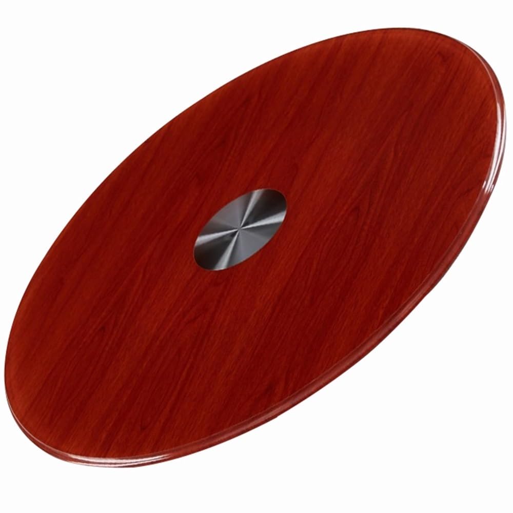 THIKK Tempered Glass Lazy Susan Turntable for Dining Table Turntable, 10mm Thick Tempered Glass Serving Plate Tabletop Rotating Serving Tray (Size : 90cm/36in)