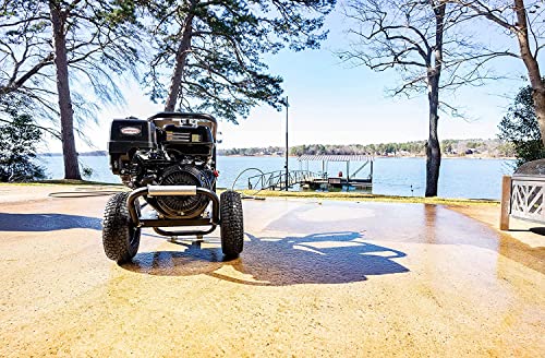 SIMPSON Cleaning PS4240 PowerShot 4200 PSI Gas Pressure Washer, 4.0 GPM, Honda GX390 Engine, Includes Spray Gun, 5 QC Nozzle Tips, 3/8-inch x 50-foot Monster Hose, (49-State)