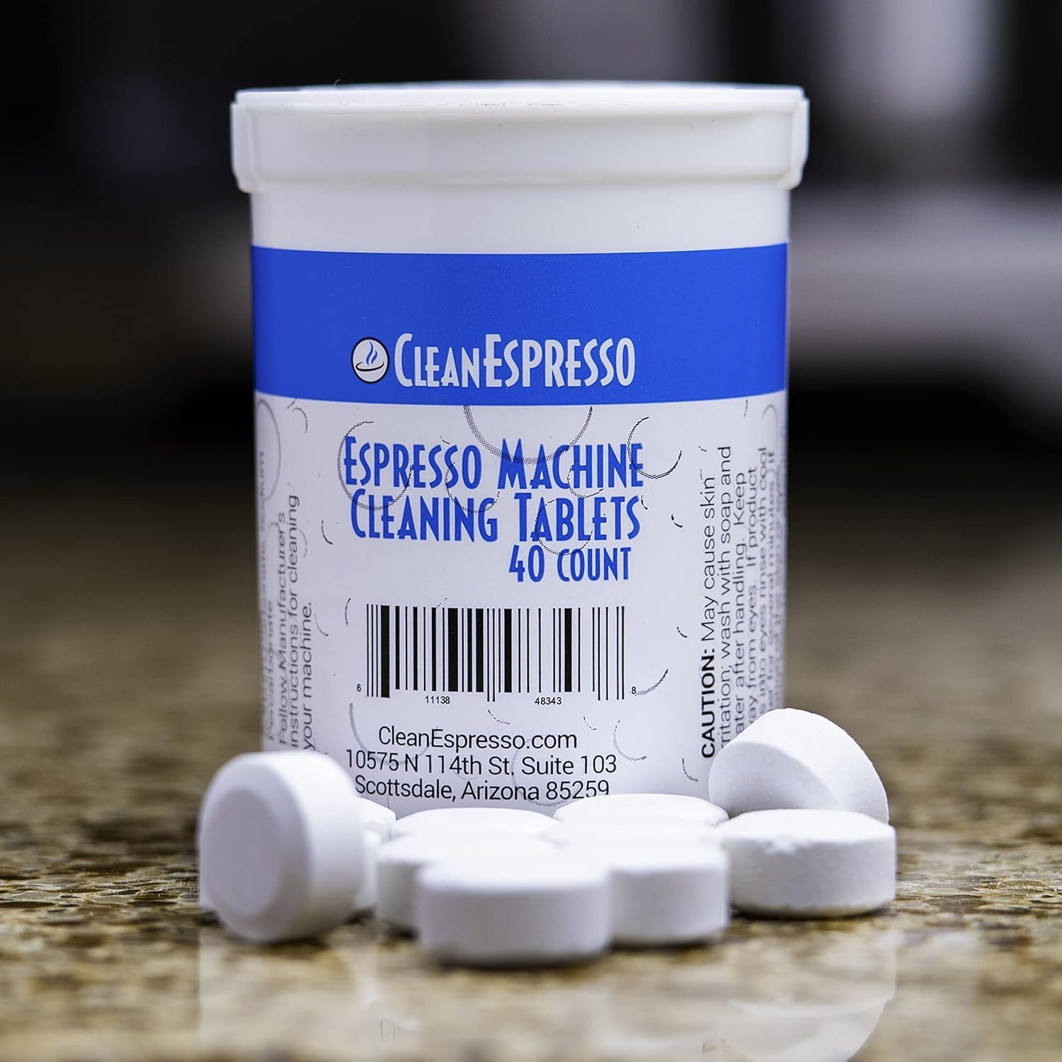 CleanEspresso Espresso Machine Cleaning Tablets and Filters For Breville Espresso Machines (40 Tablets + 6 Filters) - 2 Gram Cleaning Tablets & Replacement Water Filter - Espresso Cleaner Accessories