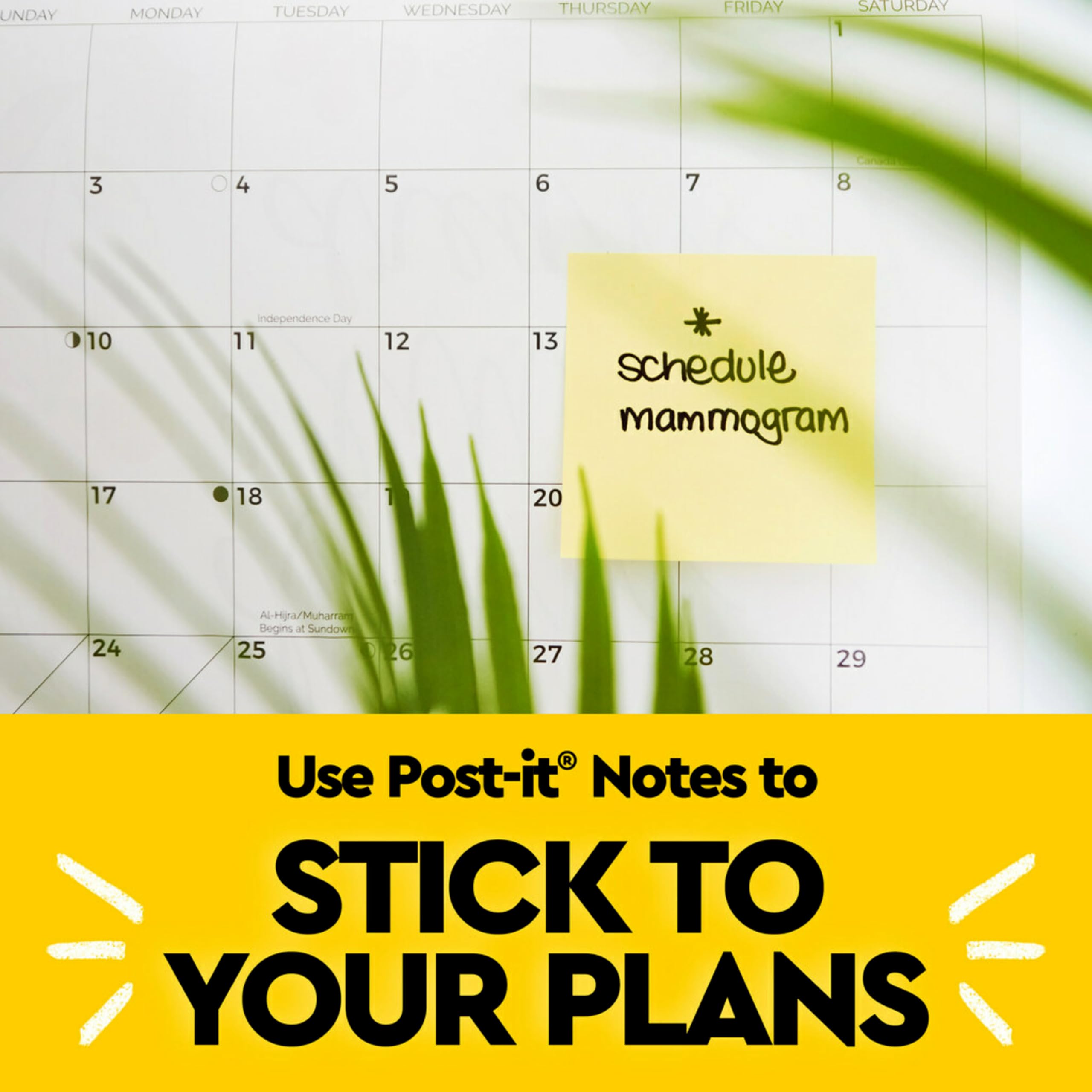Post-it Mini Notes, 1.5x2 in, 12 Pads, America's #1 Favorite Sticky Notes, Canary Yellow, Clean Removal, Recyclable (653)