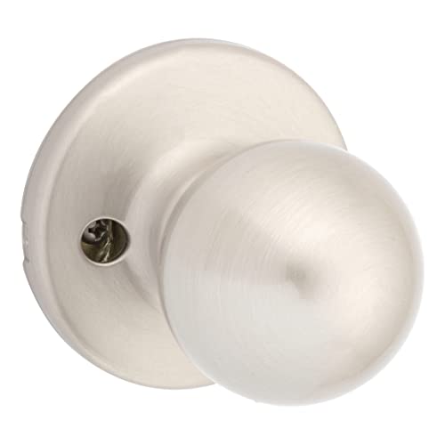 Kwikset 92001-518 Polo Hall and Closet Door Knob in Satin Nickel