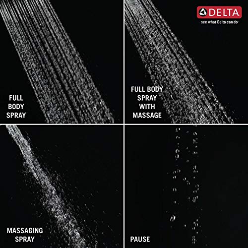 Delta Faucet Ashlyn 17 Series Dual-Function Tub and Shower Trim Kit with 2-Spray Touch-Clean In2ition 2-in-1 Hand Held Shower Head with Hose, Stainless T17464-SS-I (Valve Not Included)