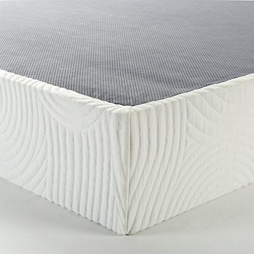 ZINUS Quick Lock Metal Smart Box Spring / 9 Inch Mattress Foundation / Strong Metal Structure / Easy Assembly, Queen, White