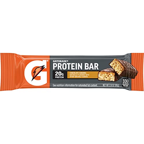 Gatorade Whey Protein Recover Bars, Chocolate Caramel, 6 Count