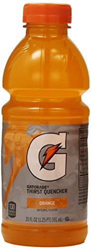 Gatorade Thirst Quencher, Orange, 20 Fl Oz (pack of 8)