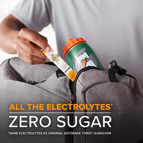 Gatorade G Zero Powder, Grape, 0.10oz Packets, Makes 20 ounces, 10 Count (Pack of 12)