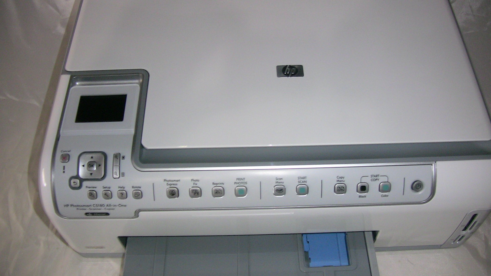HP Photosmart C5180 All-in-One Printer, Scanner, Copier (#Q8220A)