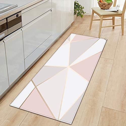 Kitchen Carpet Bedroom Entrance Doormat Bathroom Anti-Slip Mat Home Long Strip Hallway Floor Mat Decoration A21 60x180cm