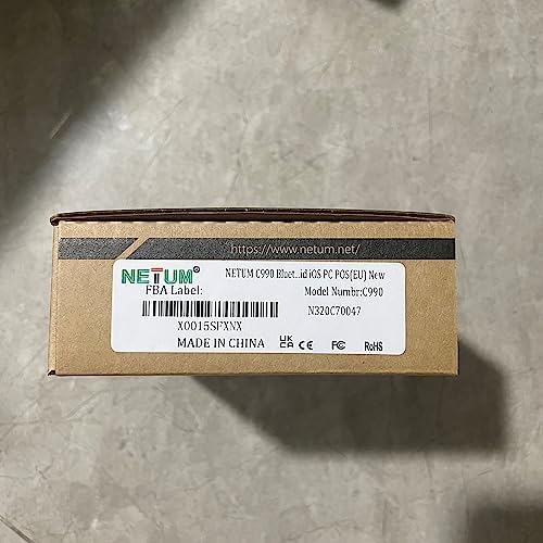 NETUM Bluetooth Mini 2D Barcode Scanner, 3-in-1 Pocket Automatic Wireless QR Bar Code Scanning Work with Windows, Android, iOS, Tablets or Computers - C990