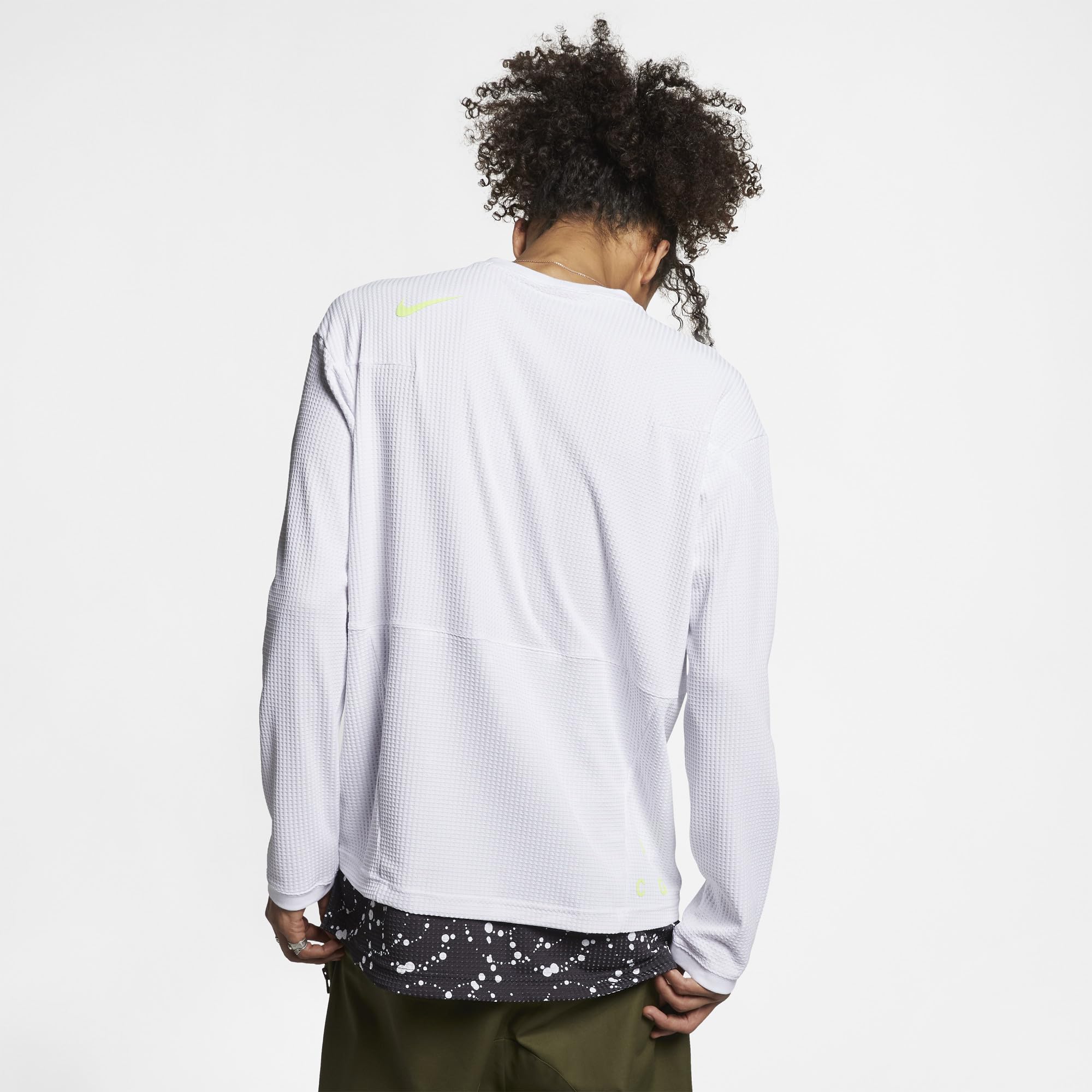 Nike Lab ACG Men’s Long-Sleeve Top (White, Large)