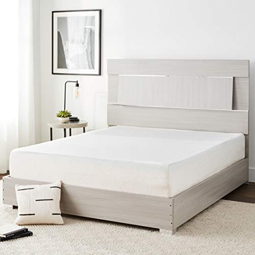 PrimaSleep 11 Inch Dura Gel Deluxe Comfort Memory Foam, Queen Mattress, White