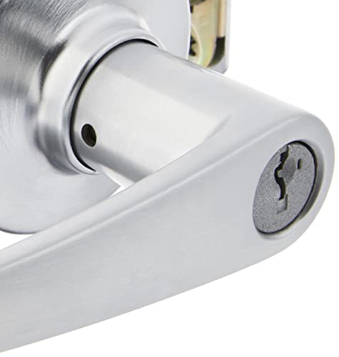 Kwikset 94050-622 Delta Entry Lever Featuring Smartkey Re-Key Security, Satin Chrome