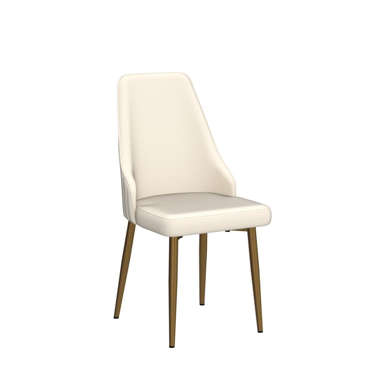 Montary 71” Modern Rectangle Dining Table for 6-8 Seat, White Marble Dining Table with Sintered Stone Tabletop and Horseshoe-Shape Design Carbon Steel Leather Base (Only Table)