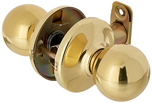 Kwikset 92001-516 Security Polo Passage Knob, Polished Brass