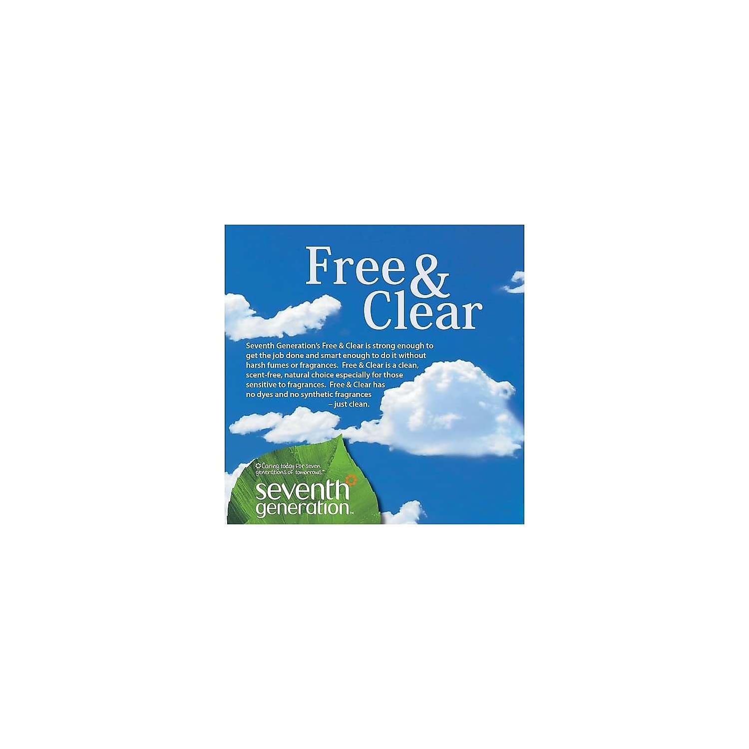 Seventh Generation Automatic Dishwashing Powder, Free & Clear, 45 oz