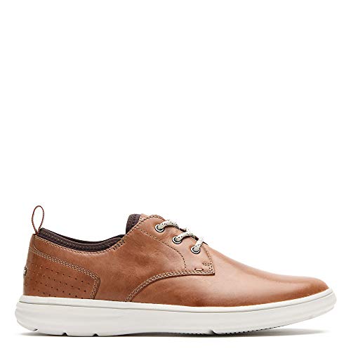 Rockport Men's Zaden Plain Toe Ox Shoe, boston tan leather, 8 M US