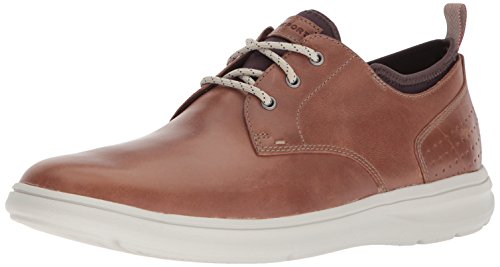 Rockport Men's Zaden Plain Toe Ox Shoe, boston tan leather, 8 M US