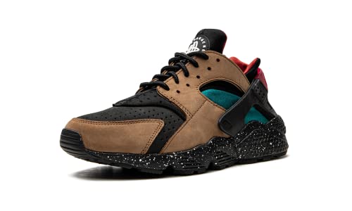 Nike mens Air Huarache Shoes, Light British Tan/Gym Red-geod, 9.5