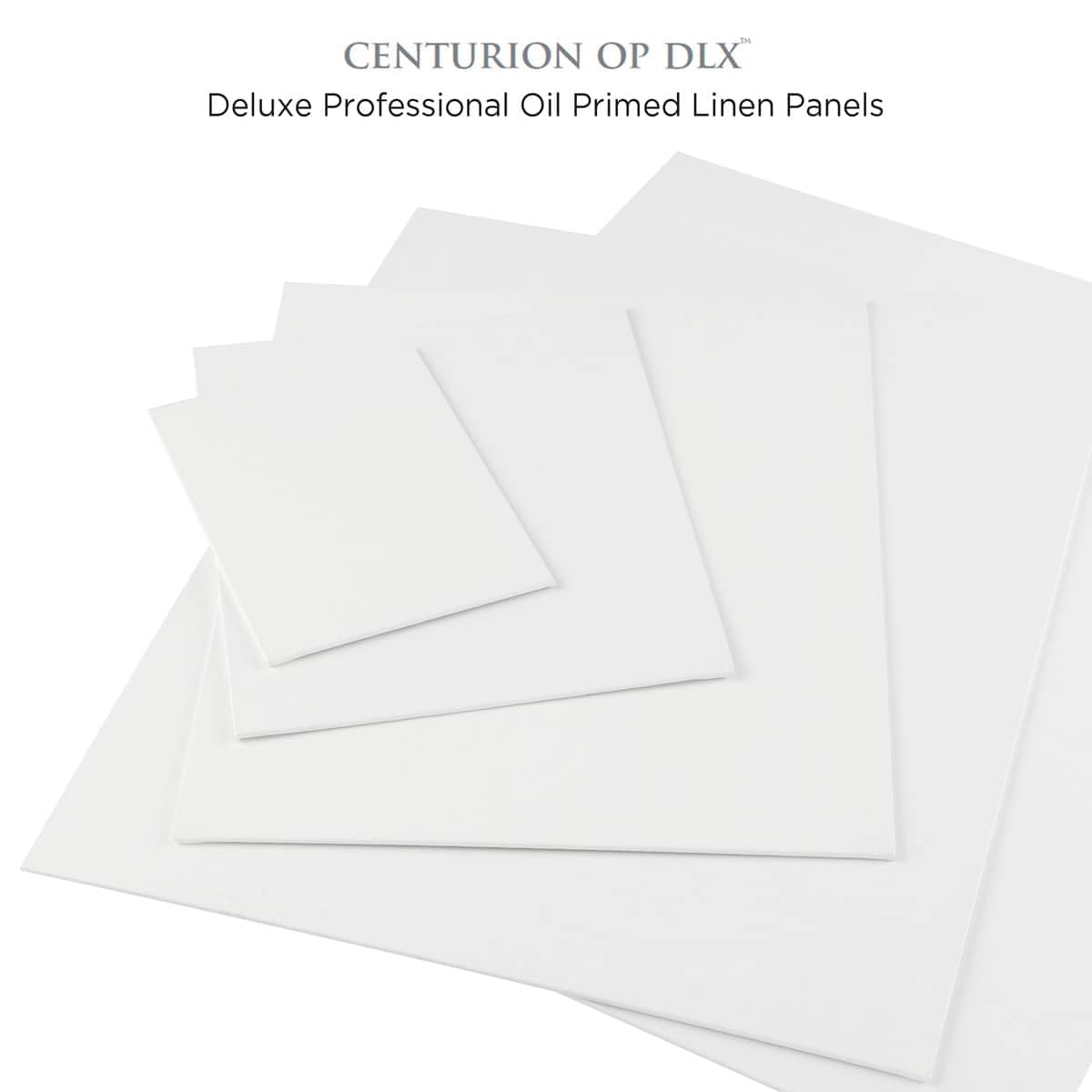 Centurion Deluxe Professional Oil Primed Linen Canvas Panels 3-Pack - OP Enhanced Primed Oil Canvas Panels for Painting, Artists, Oils, Alkyds, & More! - 14x18"