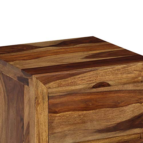 vidaXL Solid Sheesham Wood Writing Table Home Indoor Wooden Farmhouse Rectangular Storage Computer Study Writing Desk Office Furniture