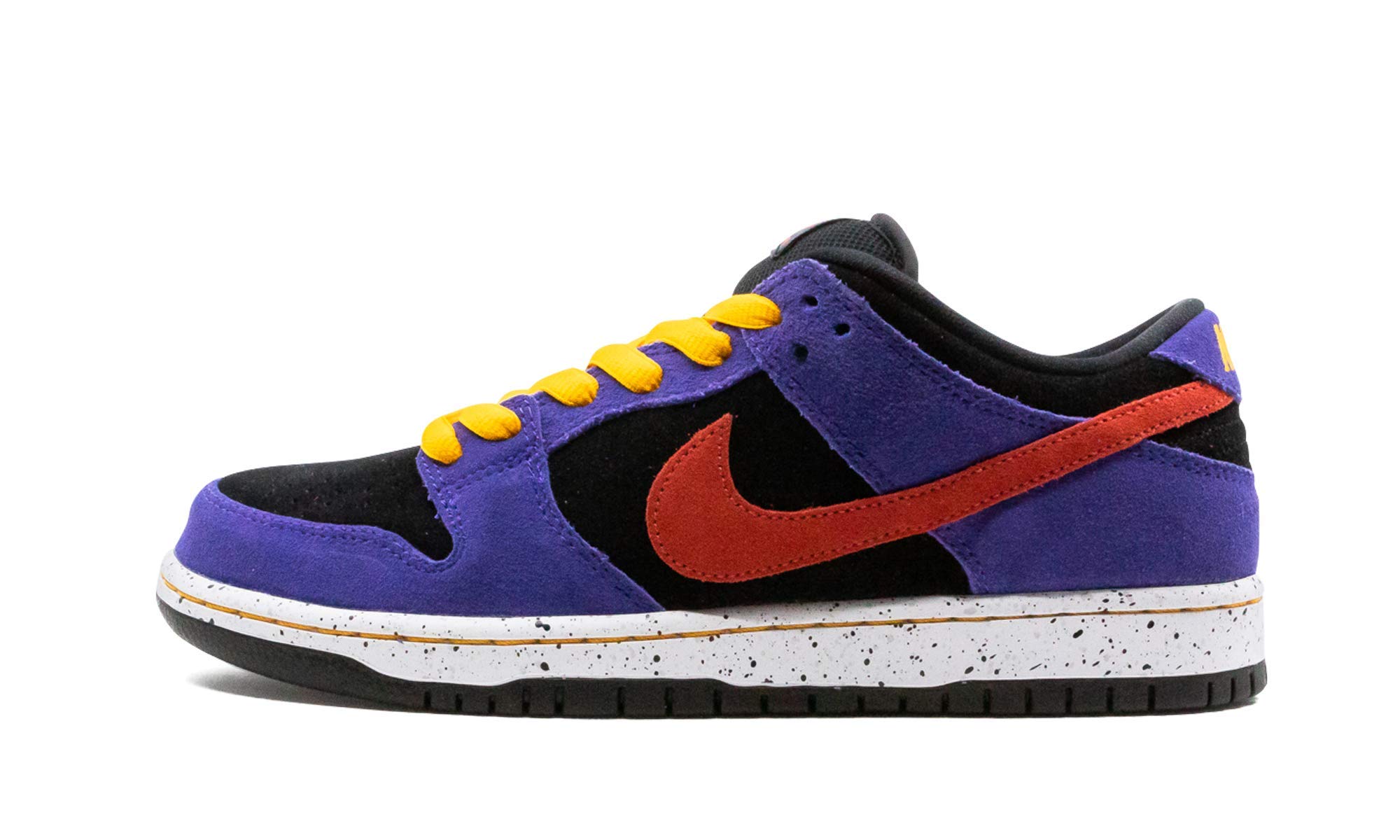 Nike Men's Low-Top Sneakers, Black Sunburst Varsity Purple, 10