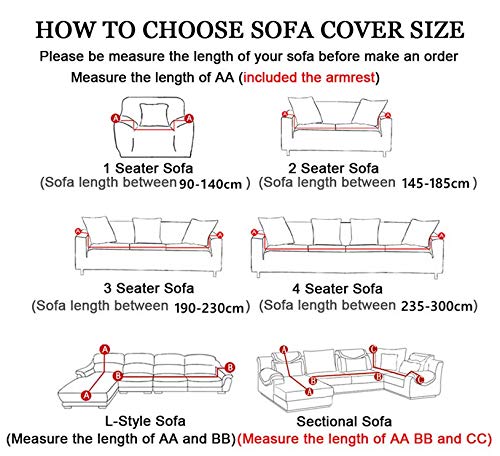 Couch Cover Elastic Geometric Patterns Sofa Cover Slipcovers Sofa Slipcover Home Decoration Sofa Protector A8 4 Seater