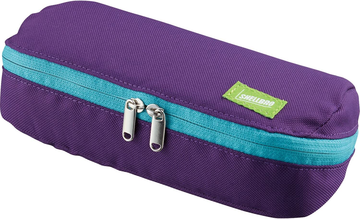 Kokuyo Pen Case, Shellbro, Purple x Emerald Green (F-VBF190-4)