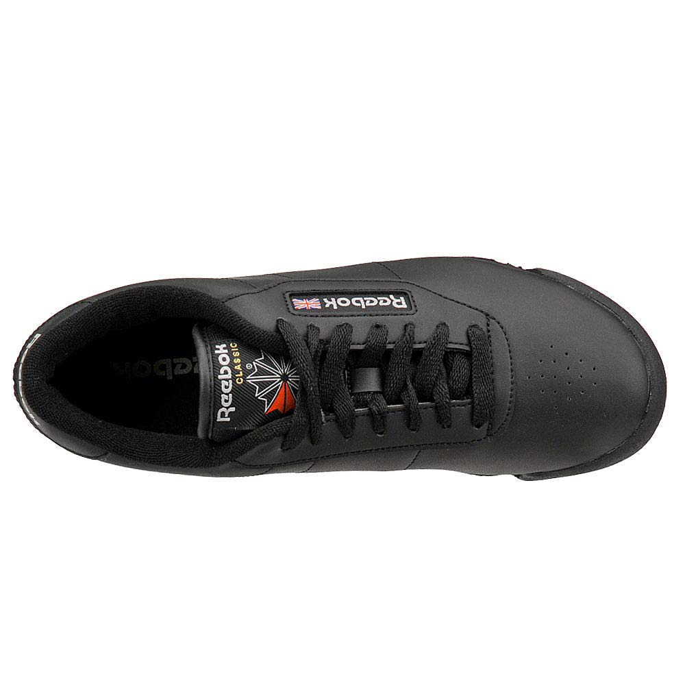 Reebok Women's Princess Sneaker, Black, 6 W