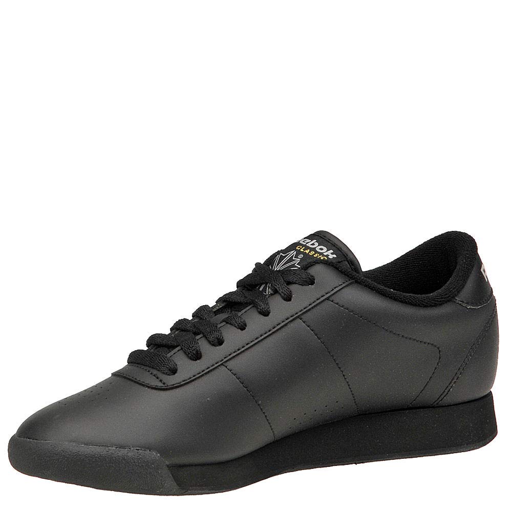 Reebok Women's Princess Sneaker, Black, 6 W