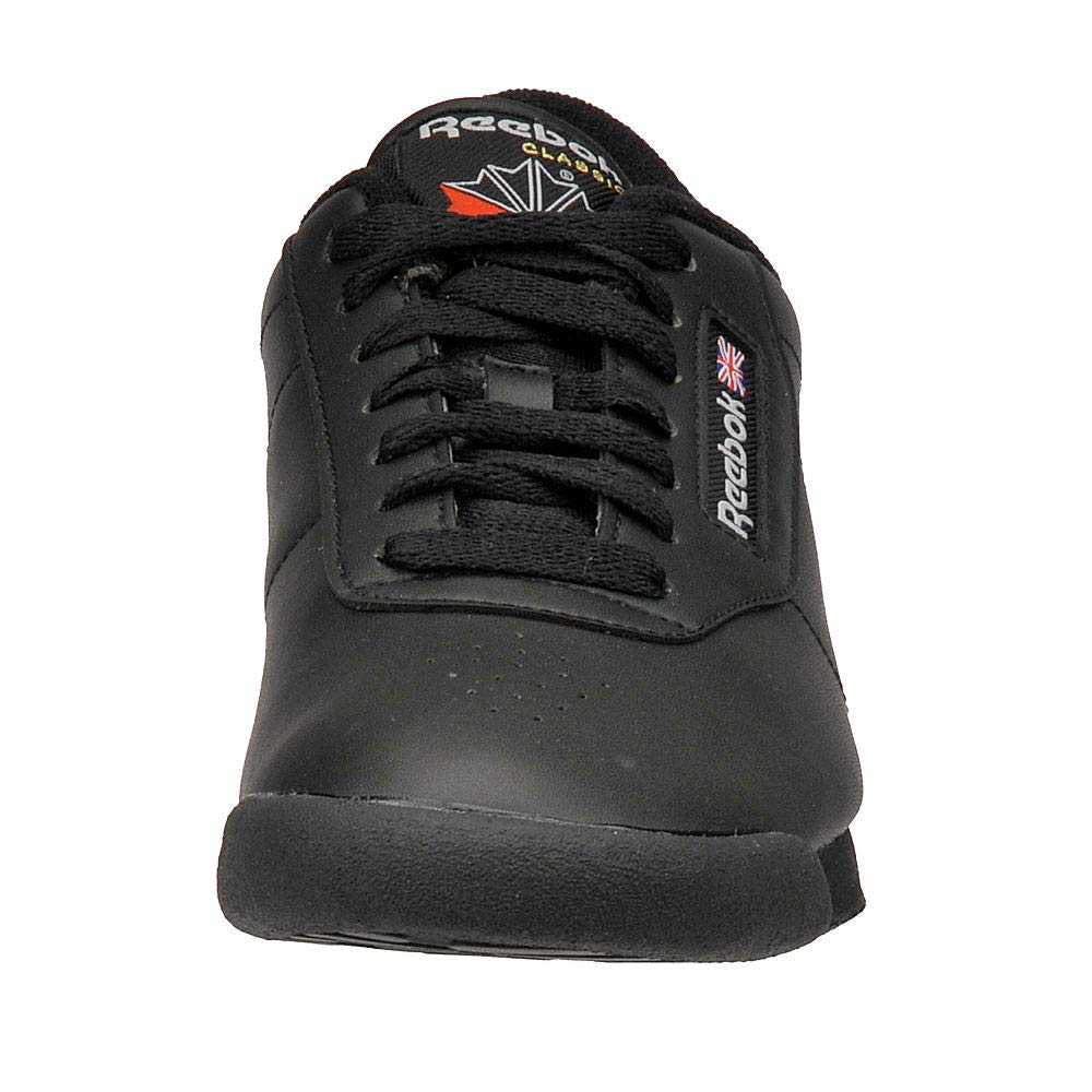 Reebok Women's Princess Sneaker, Black, 6 W