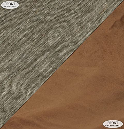 Paseo Road by HiEnd Accents | Highland Lodge Rustic Bedding 5 Piece Super King Size Comforter Set, Green Brown Jacquard Western Bedding, Cabin Comforter Set with Bed Skirt, Shams, Accent Pillow