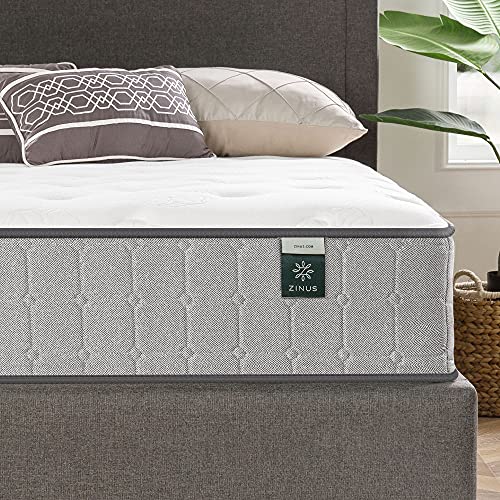 ZINUS 10 Inch Comfort Support Cooling Gel Hybrid Mattress / Tight Top Innerspring Mattress / Motion Isolating Pocket Springs / Mattress-in-a-Box, Full