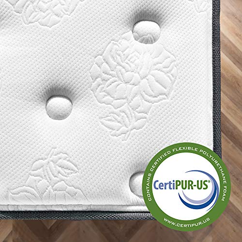 ZINUS 10 Inch Comfort Support Cooling Gel Hybrid Mattress / Tight Top Innerspring Mattress / Motion Isolating Pocket Springs / Mattress-in-a-Box, Full
