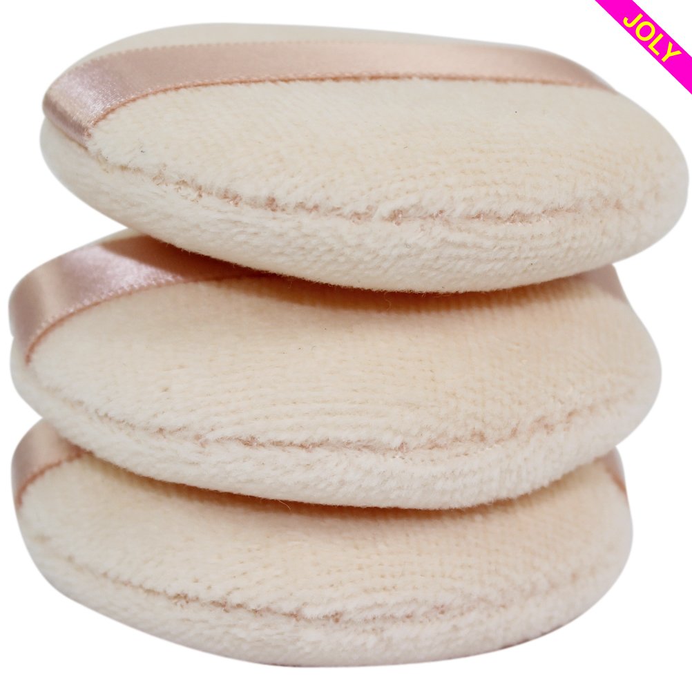 Joly Powder Puff for Makeup Face Powder (10 Pieces)