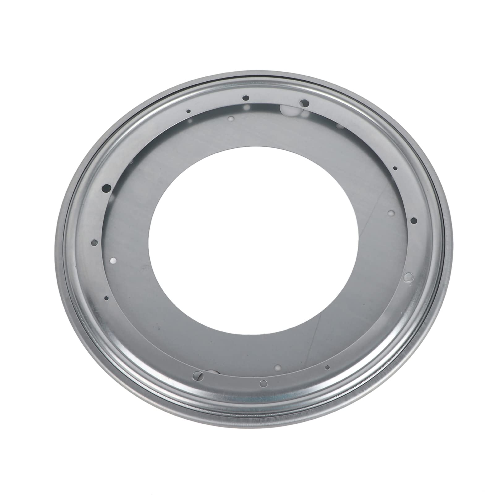 12 Inch Lazy Susan Turntable Round Shape Galvanized Turntable Lazy Susan Hardware Rotating Swivel Plate for Kitchen Display Table Serving Trays Lazy Susan Turntable for Cabinet