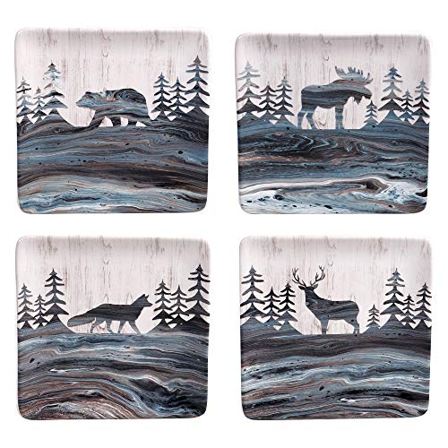 Certified International Fluidity Lodge 16 piece Dinnerware Set, Service for 4